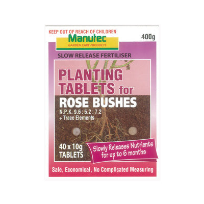 Manutec - Rose Bush Planting Tablets 400g – Entell Garden